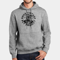 KVPP Black Print - Essential Fleece Pullover Hooded Sweatshirt KVPP